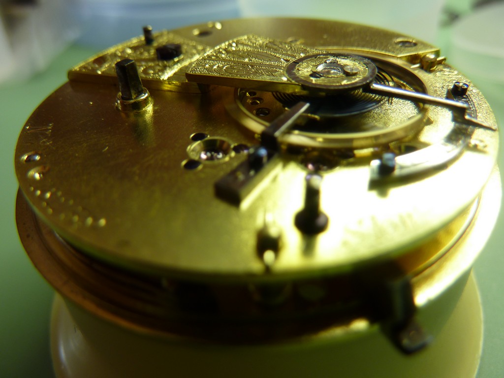 Vintage Fusee Pocket Watch Repair and Service. Broken jewel. – watchFIX.com