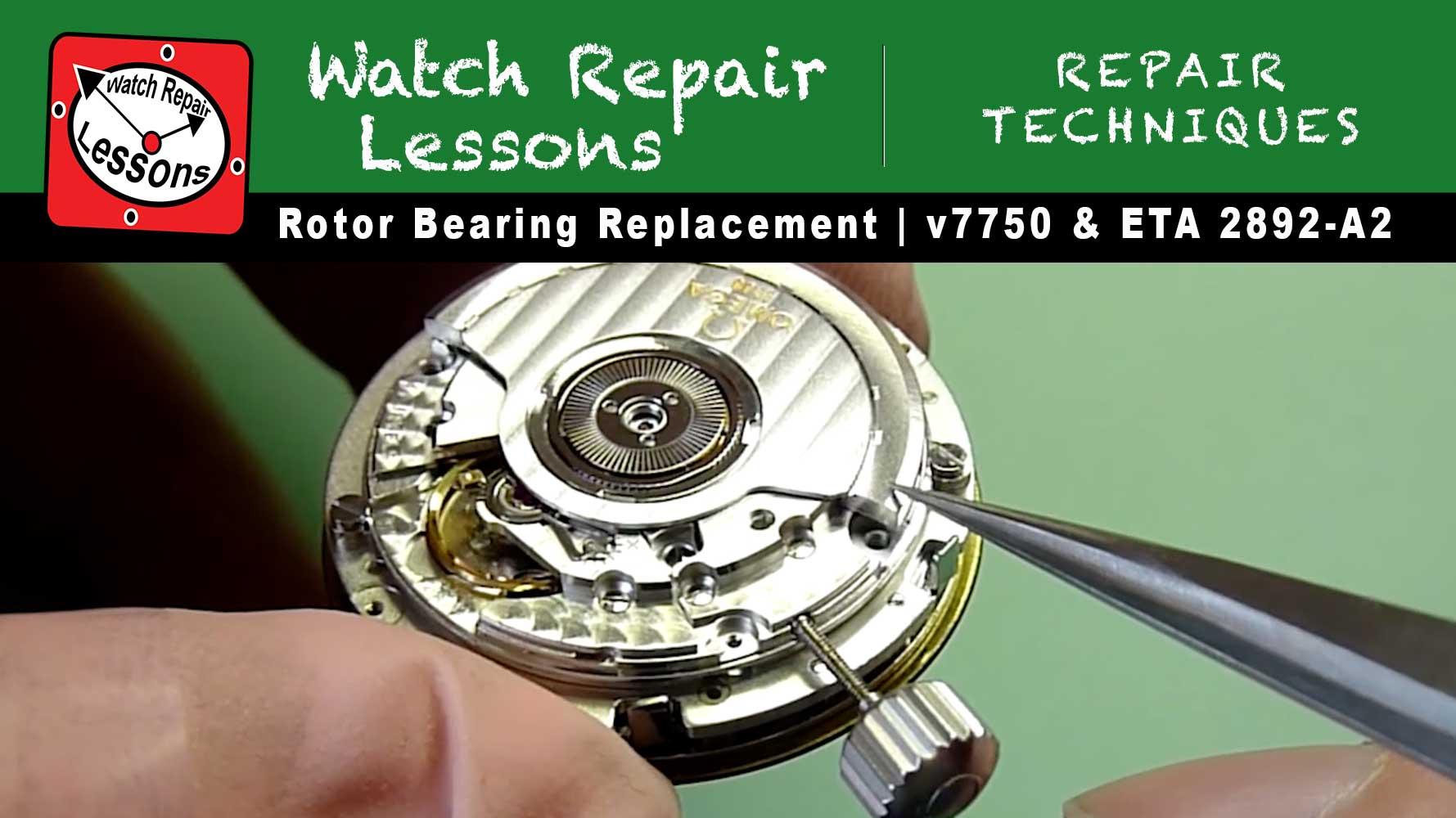 Automatic Rotor Bearing Replacement for Valjoux 7750 and ETA 2892-A2 ...