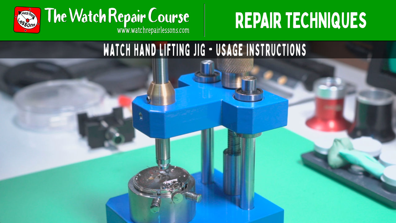 Hand Lifting Tool Jig – Usage – watchFIX.com